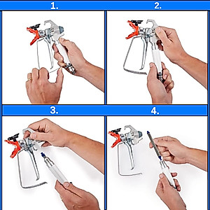 Homhelar 218131 50 Mesh Latex Gun Filter for Airless Paint Spray Guns SG2 SG3（4/Pack）