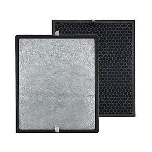 PUREBURG LV-PUR131 True HEPA Replacement Filter Set Compatible with Levoit LV-PUR131 LV-PUR131S Air Purifiers Part LV-PUR131-RF, H13 4-Stage Filtration Activated Carbon Air Clean Dust VOCs,1+1