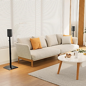 Mounting Dream Speaker Stands for Sonos Era 100, One, One SL, Play:1, Height Adjustable Up to 49.1", Set of 2 Surround Sound Speaker Stand with Cable Management, 13.2 LBS Loading MD5412