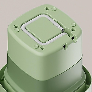 Portable Washing Machine Compact Small Washer 8L Powerful Lightweight Easy to Carry Small Bucket Washer for Dorm Apartment Laundry RV Sock, Green