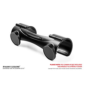 Privacy Shield for Playstation 4 Camera v2.0 by Foamy Lizard ® Protective Concealing Lens Cover for 2016 PS4 Console Camera 2.0 Sensor (NOT compatible with OLD rectangular camera, CAMERA NOT INCLUDED)