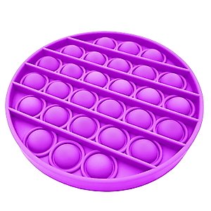 RadBizz Push Pop Bubble Fidget Sensory Toy - for Autism, Stress, Anxiety - Kids and Adults (Purple)