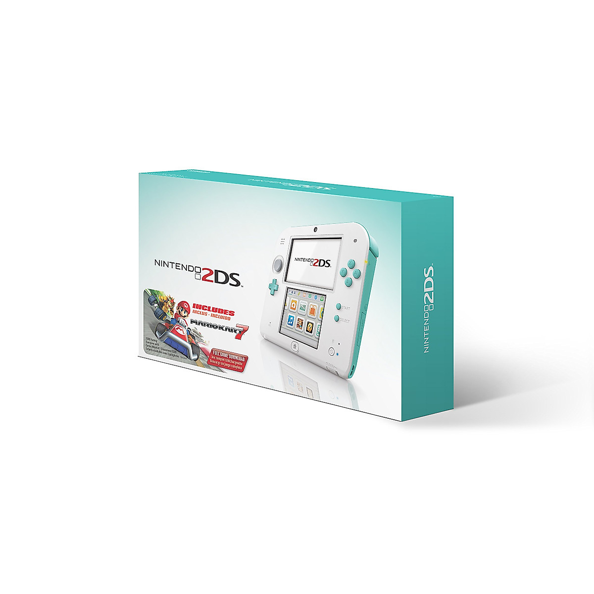 Nintendo 2DS Sea Green (Includes Mario Kart 7)