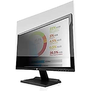 V7 PS27.0W9A2-2N 27" Privacy Filter (16:9, 23.46 x 13.18 in / 59.6 x 33.5 cm, Cleaning Cloth, mounting Straps) matt/Glossy