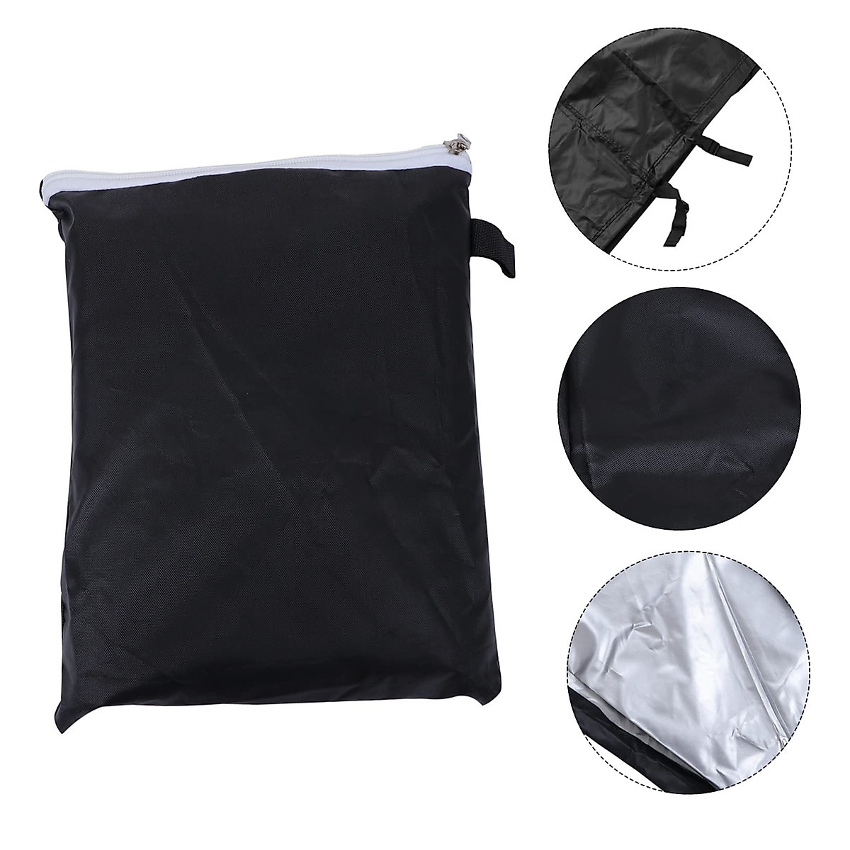 GANAZONO 2pcs outdoor furniture cover black chair covers sectional sofa covers black tablecloths outdoor tablecloths waterproof table cloths Oxford cloth air conditioning cover