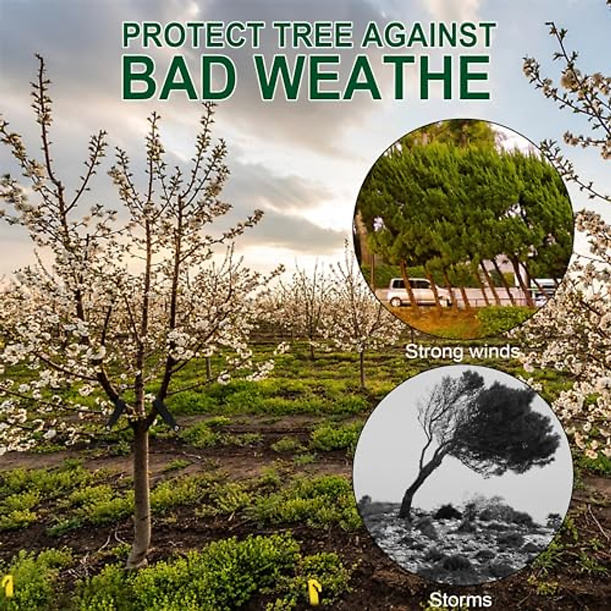 GDLPZM 24pcs Plastic Tent Pegs Durable Spike Hook Awning Camping Caravan Pegs Accessory