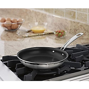 Cuisinart MultiClad Pro 8" Open Skillet, 8-Inch, Non Stick Stainless Steel