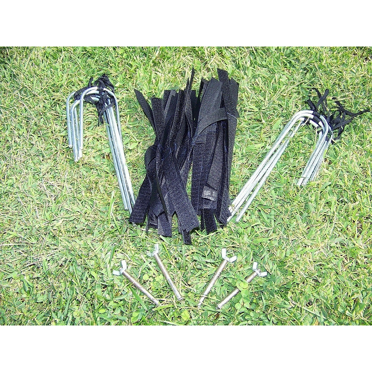 Official Size 24 X 8 X 5 Ft. Steel Soccer Goal. Heavy Duty Frame w/Net. Tournament, Regulation Size. Professional Portable Practice Training Aid. 24 X 8, 24x8(1Net)