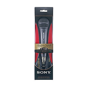 Sony F-V420 Uni-Directional Vocal Microphone with Gold-Plated Mini-Plug