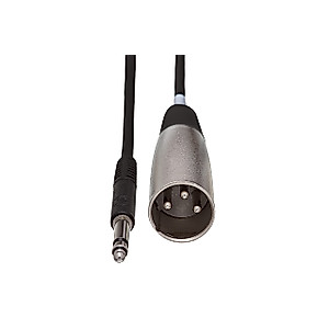 Hosa TTX-103M Balanced Interconnect, TT TRS to XLR3M, 3 ft