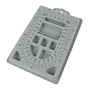 6-1/2" x 4-1/2" Mini Flock Beading Board Jewelry Bracelet Making Bead Storage Board