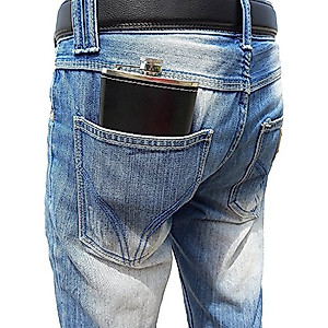 Flask for Liquor and Funnel - 8 Oz Leak Proof 18/8 Stainless Steel Pocket Hip Flask with Black Leather Cover for Discrete Shot Drinking of Alcohol, Whiskey, Rum and Vodka | Gift for Men