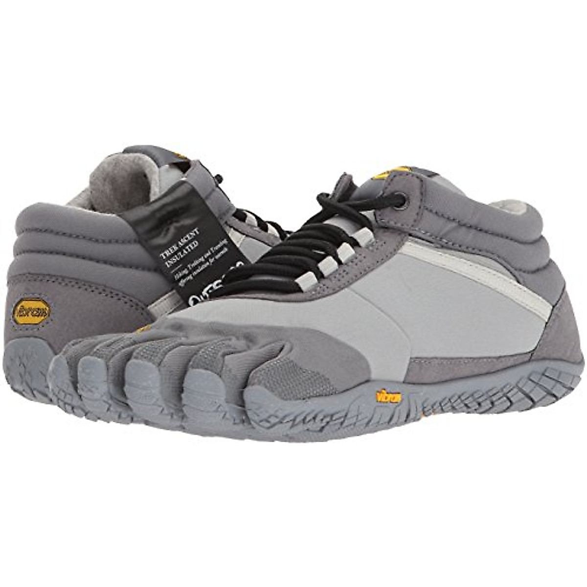 Vibram Five Fingers Women's Trek Ascent Insulated Trail Hiking Shoe (37 EU/7-7.5, Grey)