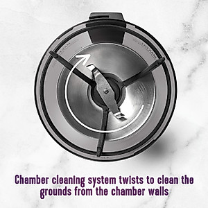 Mr. Coffee Coffee Grinder, Automatic Grinder with 5 Presets, 12 Cup Capacity, Black