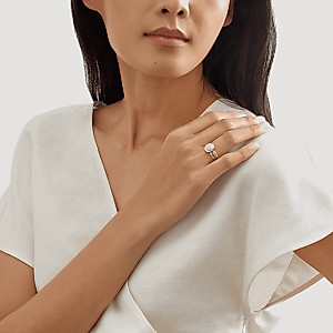 Silpada 'in Good Campanile' Stacking Rings with Natural Blue Lace Agate in Sterling Silver & Brass, Size 8