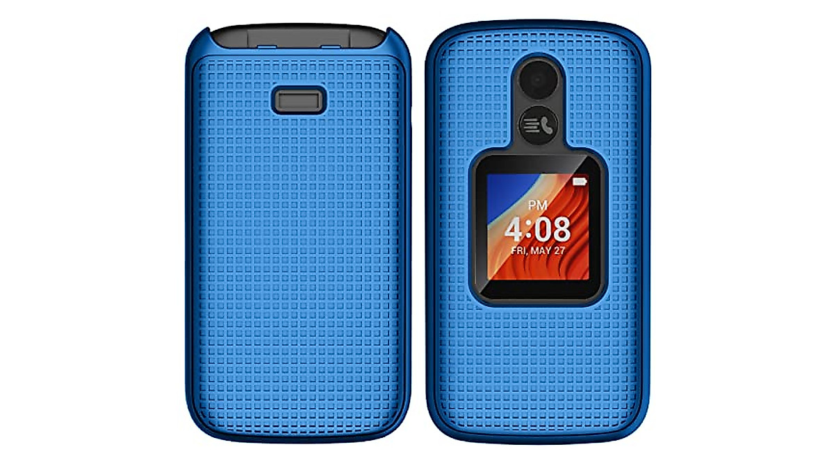 Slim Hard Shell Cover for Alcatel TCL Flip 2 - Cobalt Blue