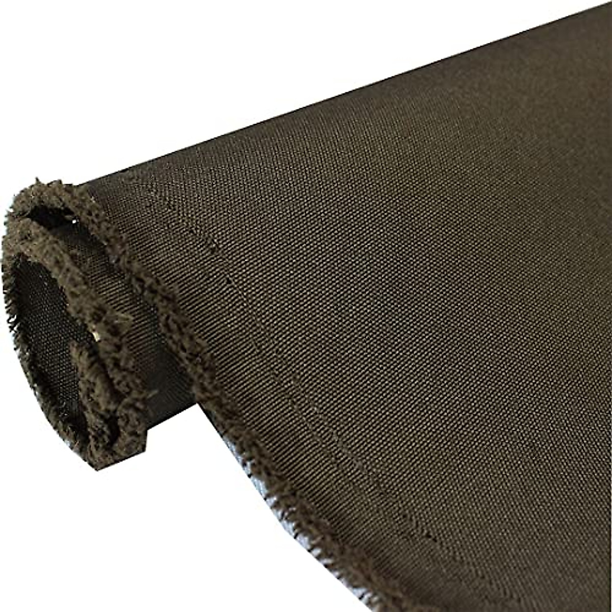 Canvas Awning Fabric MARINE OUTDOOR FABRIC 60" Wide CHOCOLATE (1 yard)