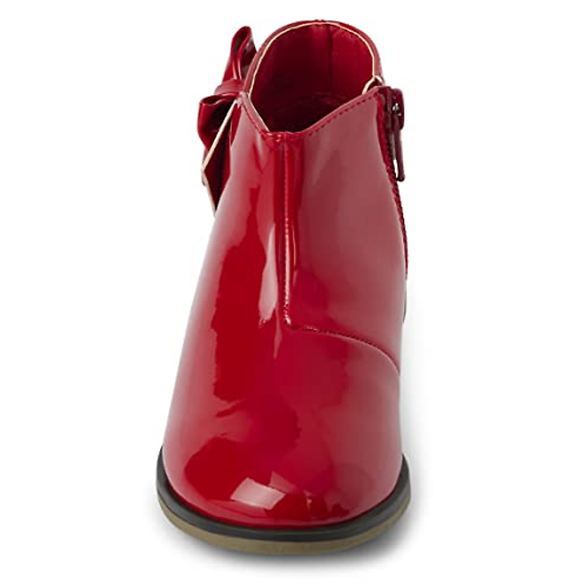 Gymboree, and Toddler Girls Faux Leather Booties,BIG RED,2