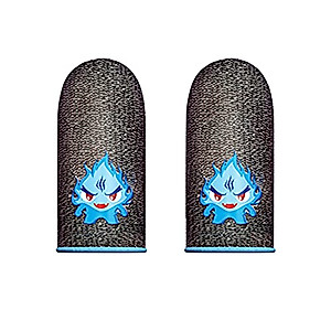 SamFansar Gaming Finger Cots Luminous Breathable Washable Mobile Game Thumb Gloves Compatible with Mobile Game A