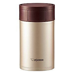 ZOJIRUSHI Stainless Steel Jar 550ml Cinnamon Gold SW-HB55-NL
