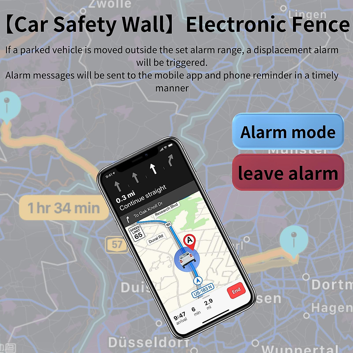 Icamdoor GPS Tracker for Vehicles –Mini GPS Driving Alert Car Charger with Geofence – Route History Car GPS Tracker Simple Plu In for Vehicles, Assets,Fleet, Older Persons