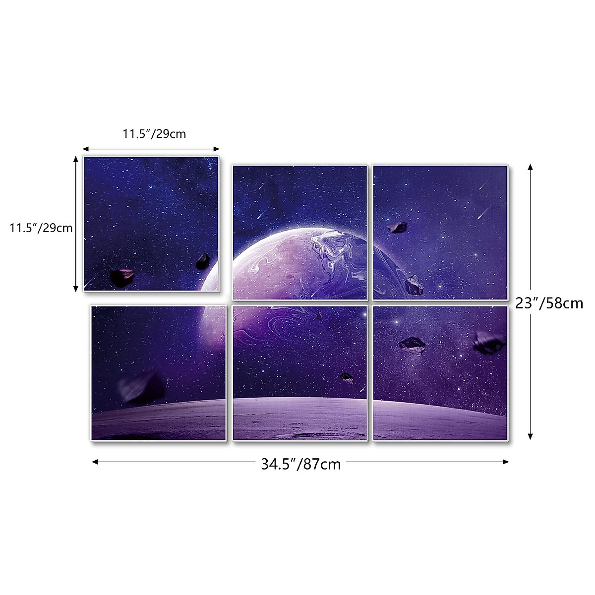 GoTiling Acoustic Panels Art Decorative Sound Absorbing Wall Panel High Density Felt Soundproofing Panel for Walls Acoustic Treatment for Studio,Office and Home, 11.5’’ X 11.5’’inch, 6 Pack, Earth