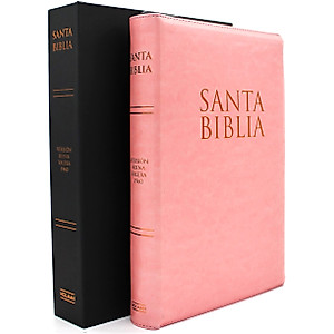 Biblia para Mujer Reina Valera 1960 Letra Super Gigante con Cierre y Indice en color Rosado con Estuche de Proteccion Edicion Especial en Español/ Super Giant Print RVR 1960 (Spanish Edition)