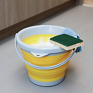 Kikkerland OR81-Y Collapsiblee Bucket, Yellow