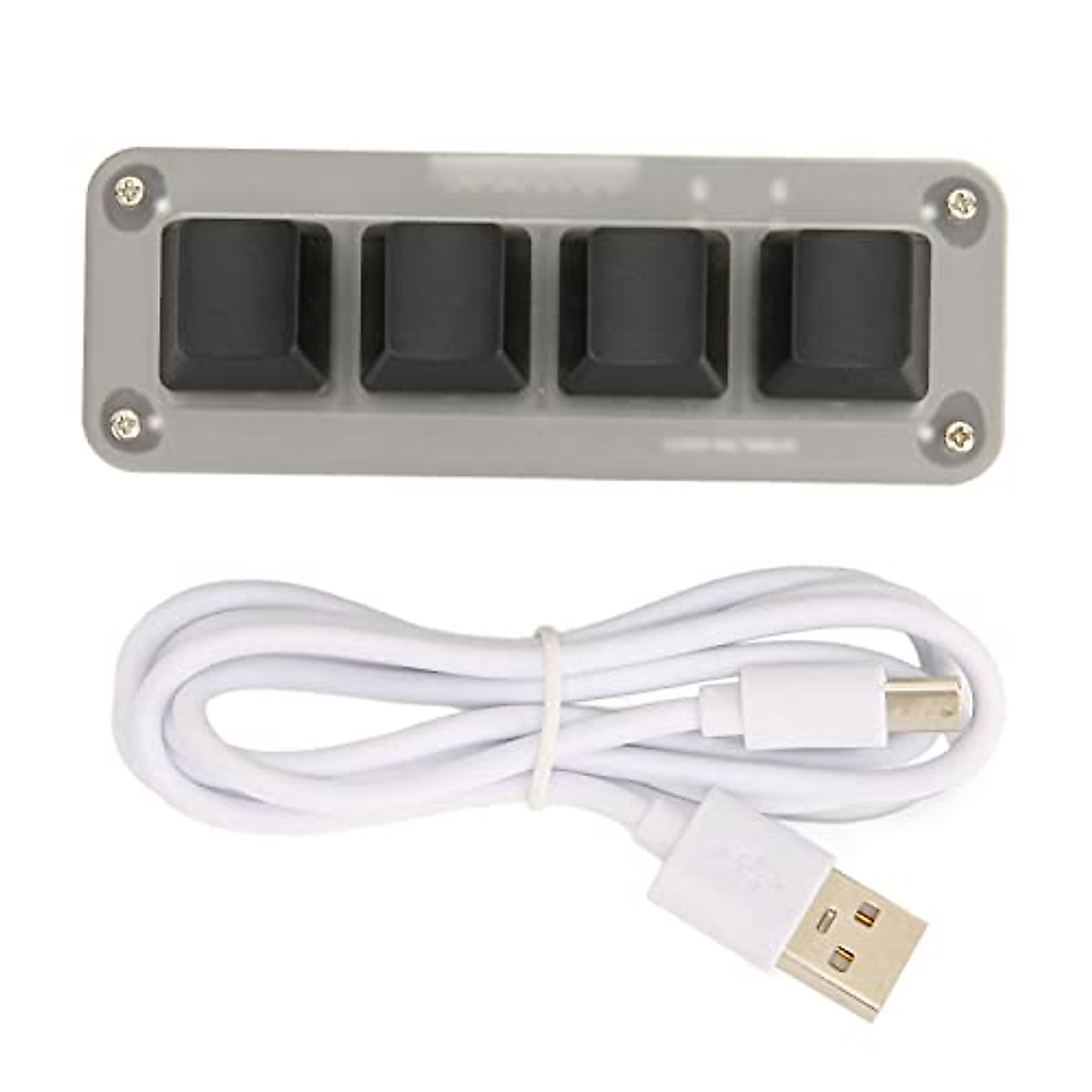 PENO OSU Gaming Keyboard, Mini Portable Sense of Technology Detachable USB Cable Programmable Keyboard RGB Backlight Industrial Control for Laboratory for Office