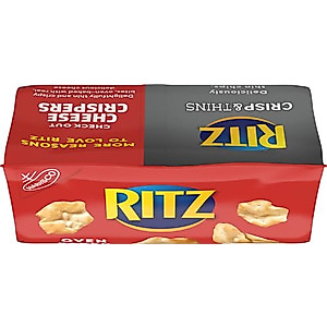 RITZ Crisp and Thins Cream Cheese and Onion Chips, 7.1 oz