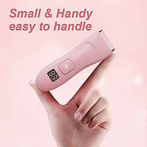 Get Smooth and Sexy Skin with Founouly Bikini Trimmer - Waterproof, USB Rechargeable, and Safe for Sensitive Skin