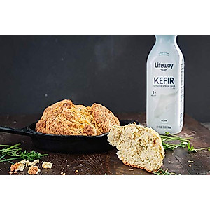 Lifeway Low Fat Kefir - Unsweetened, 10g Protein, 12 Live Active Probiotic Cultures, Up to 99% Lactose Free, Gluten Free – Plain, 32 oz