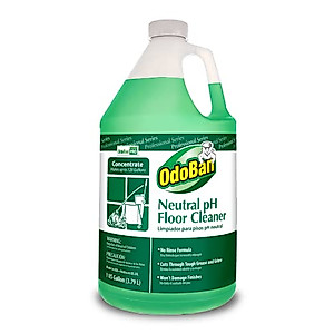 OdoBan Professional Series Neutral pH No Rinse Floor Cleaner Concentrate, 1 Gallon