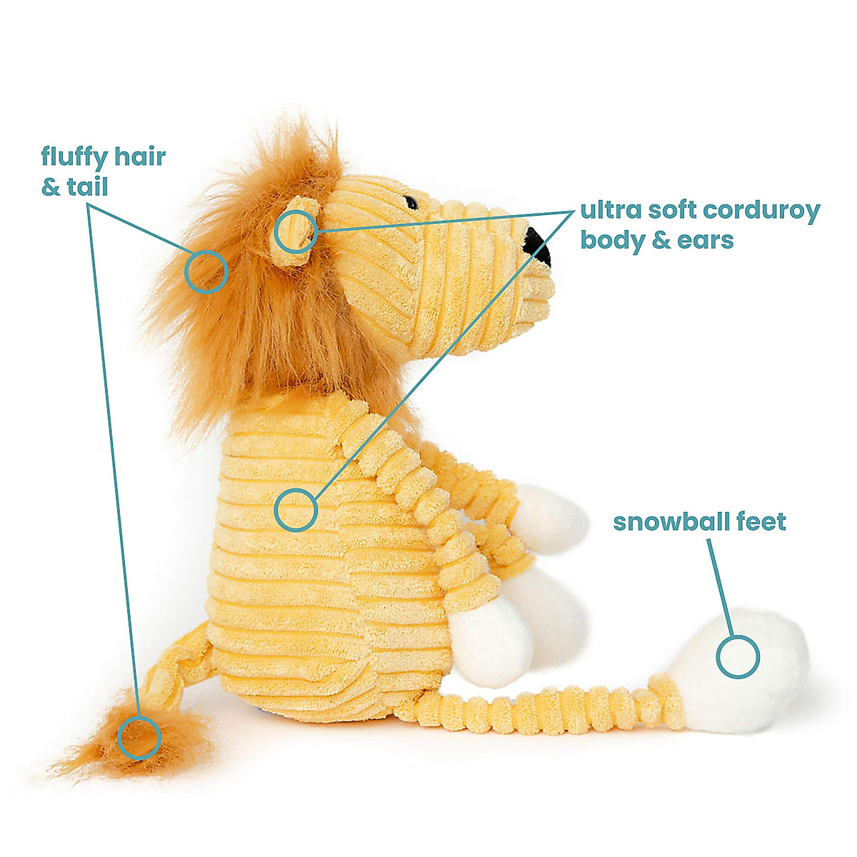 Cute Stuffed Animal Pillow Lion Plush Toy Pillow Kawaii Plushies with Squishy Plush Pillow Cute Plushies for Girls and Boys Squishmallow