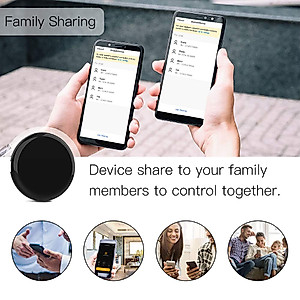 MoesGo WiFi IR Control Hub for Smart Appliances via Voice and Smart Life/Tuya App, Compatible with Amazon Echo and Google Home