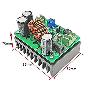 Apoesar 600W High Power DC to DC Boost Converter DC 12-60V to 12-80V Boost Module Board Step-up Transformer