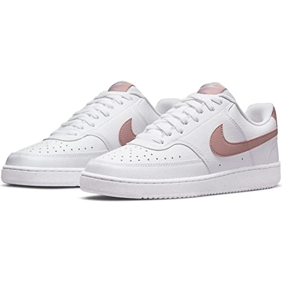 Nike Women's Low-Top Sneakers, White Pink Oxford, 9