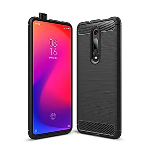 CruzerLite Case Compatible with Xiaomi Mi 9T Case, Compatible with Xiaomi Mi 9T Pro Case, Back Cover Anti-Scratch Shock Absorption Case for Xiaomi Mi 9T /9T Pro (Black)