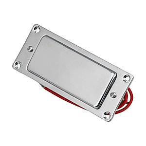 Lovermusic 92x37mm Silver Mini Double Coil Humbucker Electric Guitar Pickup Closed Guitar Accessories