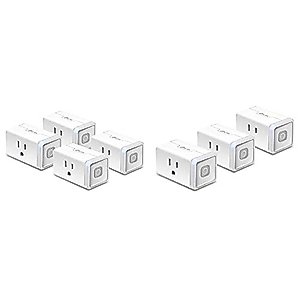 Kasa Smart Plug by TP-Link, Smart Home WiFi Outlet,12 Amp, 4-Pack & Plug by TP-Link, Smart Home WiFi Outlet Works with Alexa, Echo, Google Home & IFTTT, No Hub Required, Remote Control, 12 Amp,3-Pack