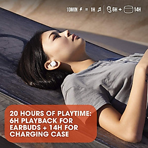 JBL LIVE 300, Premium True Wireless Headphone, White (Renewed)