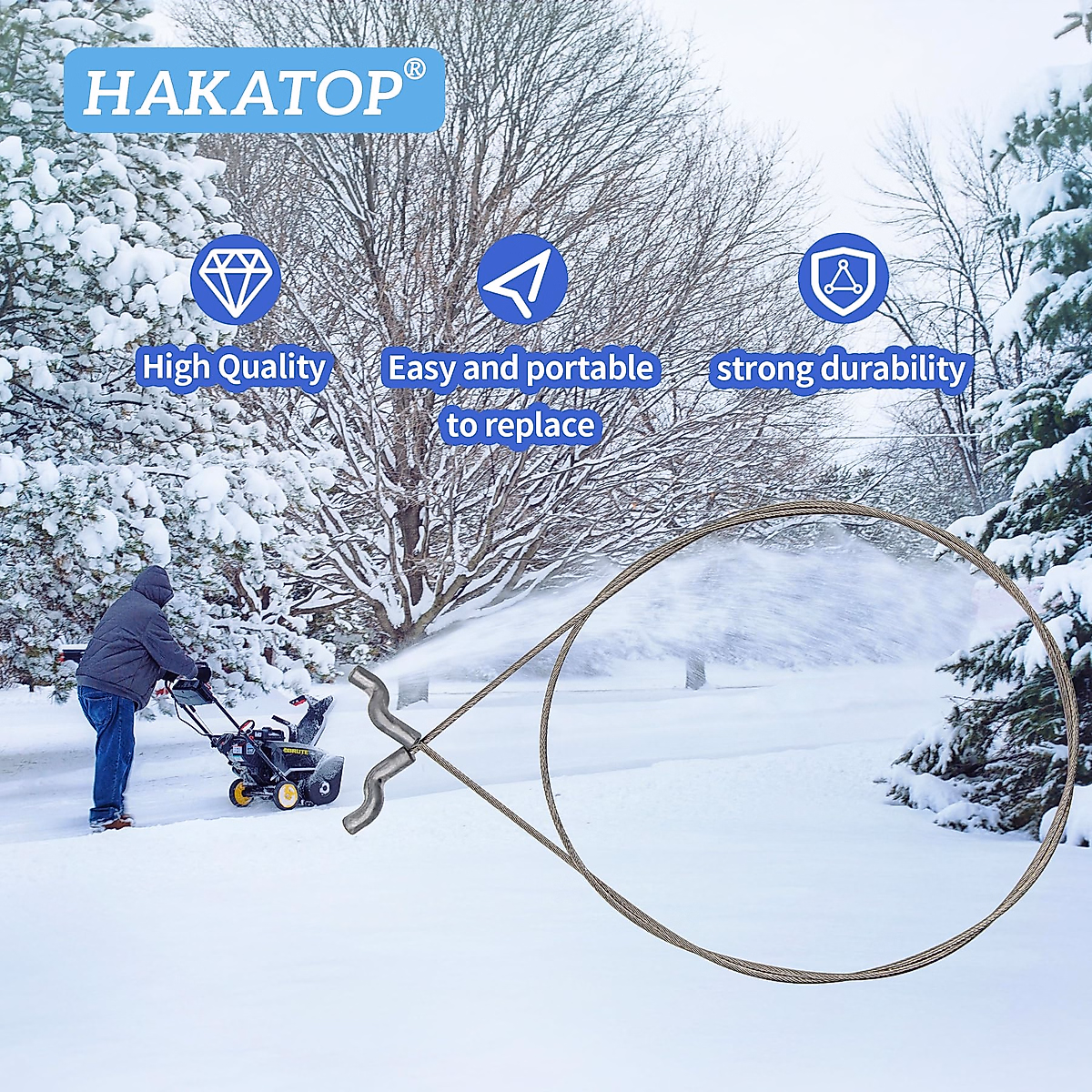 117-9145 Clutch Auger Cable for Toro 1179145 721E 621R 621E 721R CCR6053 Snowblower