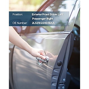 ECCPP Door Handle Exterior Outside Outer Front Driver Passenger Side for 2001-2011 for Ford Ranger