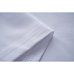 DEJIATO Men's Sport Shirt Long Sleeve Performance Quick Dry T-Shirt Lightweight Running Training Shirt White