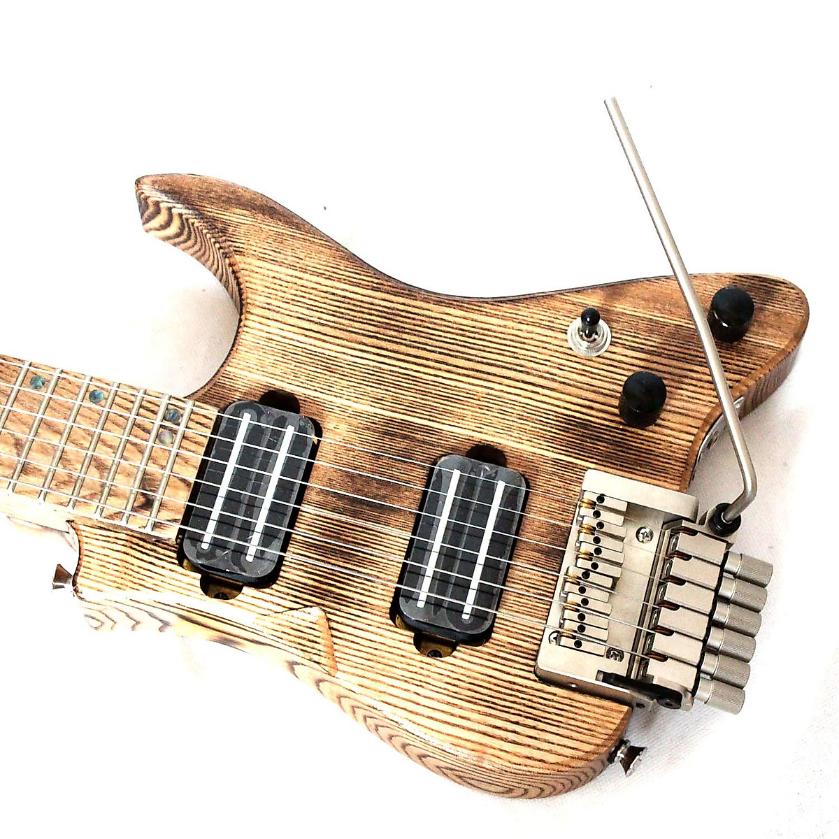 Musoo brand electric travel guitar headless guitar