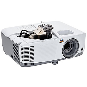 ViewSonic 3800 Lumens SVGA High Brightness Projector for Home and Office with HDMI Vertical Keystone (PA503S) White/gray