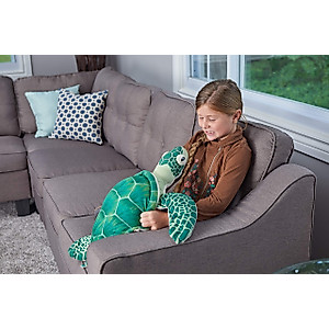 Wild Republic Sea Turtle Plush, Stuffed Animal, Plush Toy, Gifts for Kids, Living Ocean 23 Inches , Green