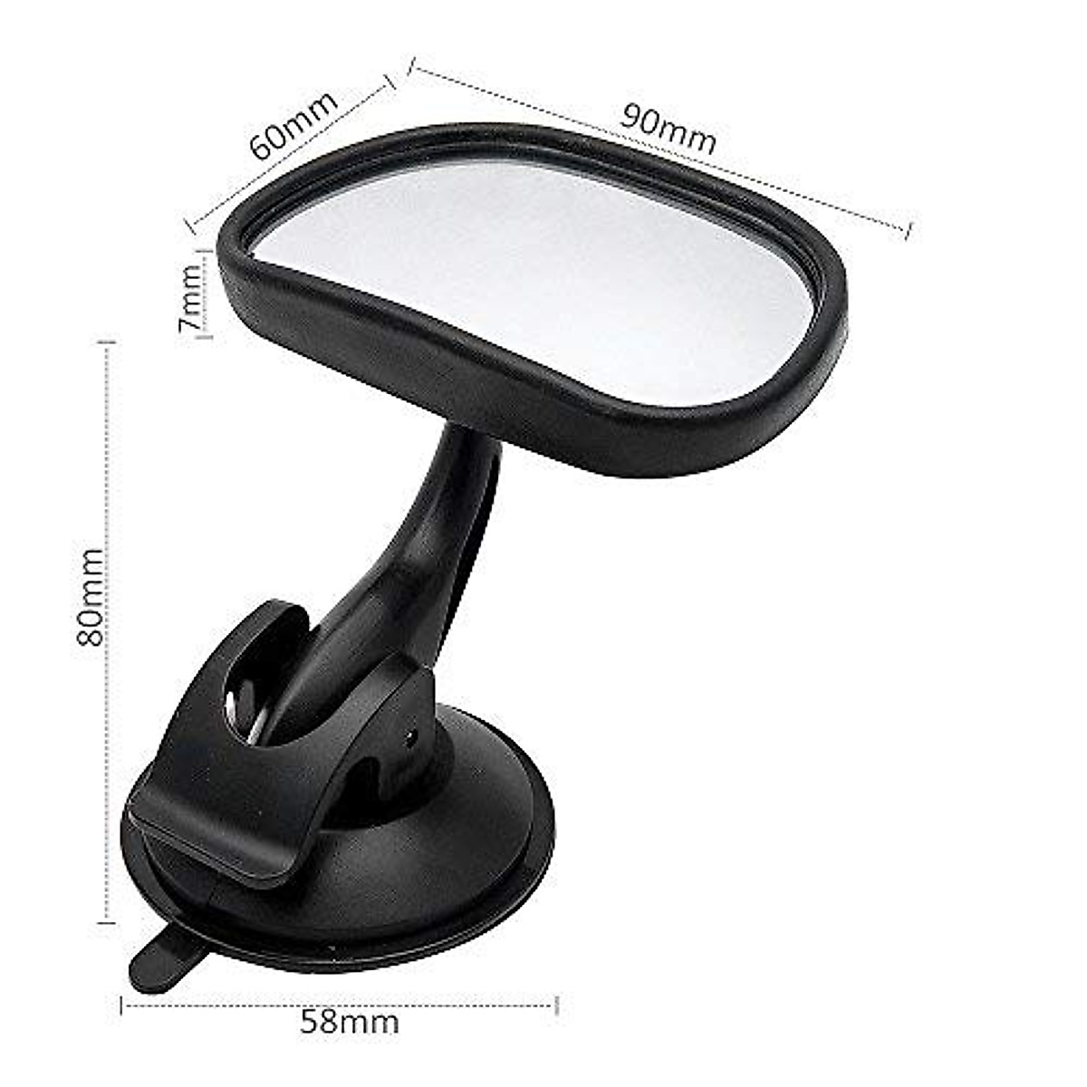 MASO Baby Car Mirror Forward View Safety Mirror Rear Facing Kids, Baby Seat & Child