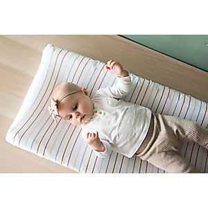 Premium Knit Diaper Changing Pad Cover"Piper" by Copper Pearl