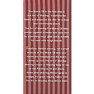 The Art of Shaving Pre Shave Beard Oil for Men, Protects Against Irritation and Razor Burn, Clinically Tested for Sensitive Skin, Sandalwood, 2 Fl Oz (Pack of 1)